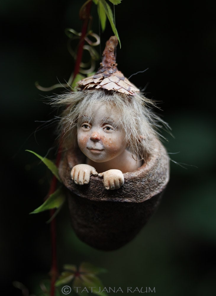 Pixie Boy Quirin Wichtelkind Fantasy Miniature Sculpture Art - Etsy