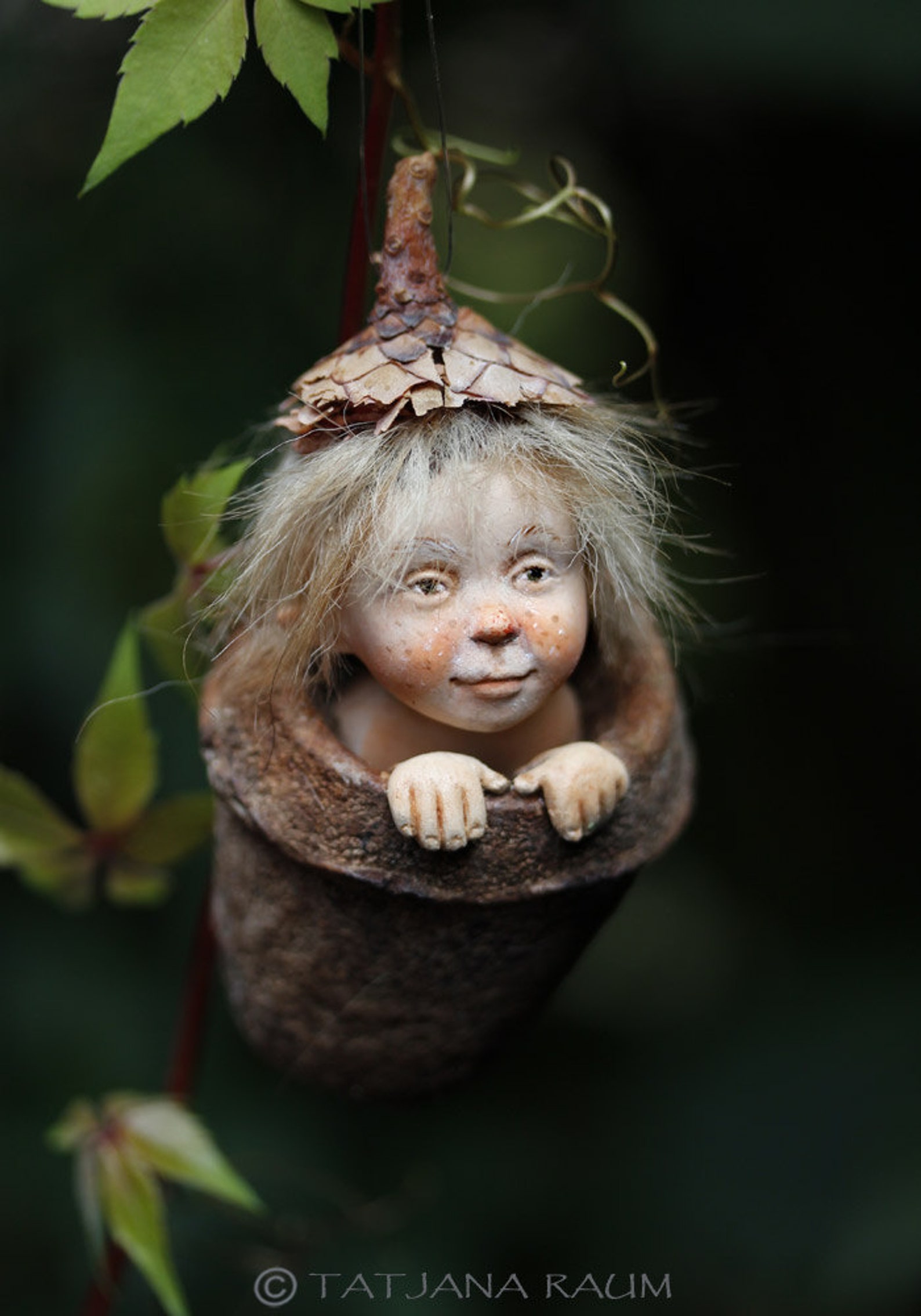 Pixie Boy Quirin, Wichtelkind Fantasy Miniature Sculpture Art Doll - Etsy
