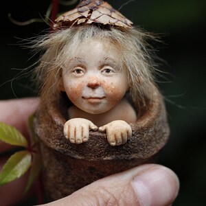 Pixie Boy Quirin, Wichtelkind Fantasy Miniature Sculpture Art Doll - Etsy