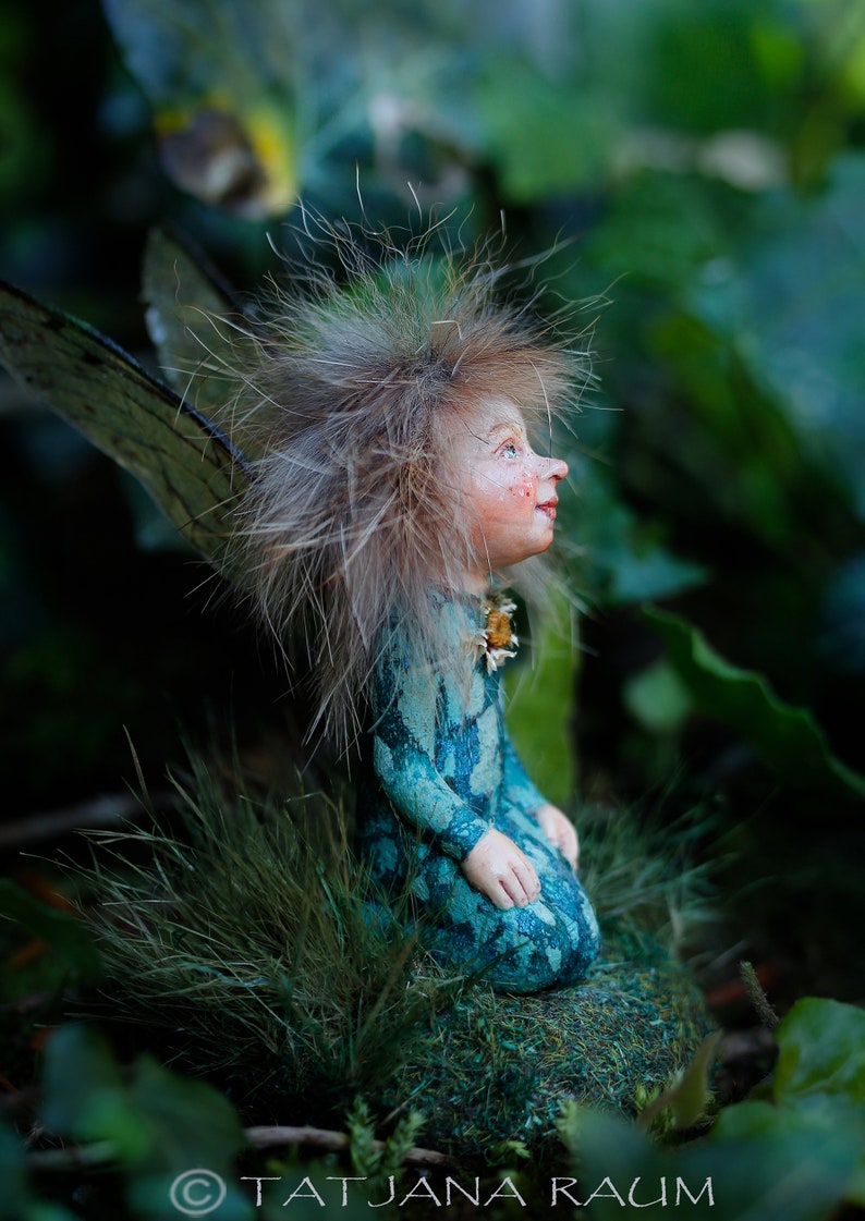 Miniature Pixie Fairy Girl Lola 1:12 Dollhouse Size by Tatjana - Etsy