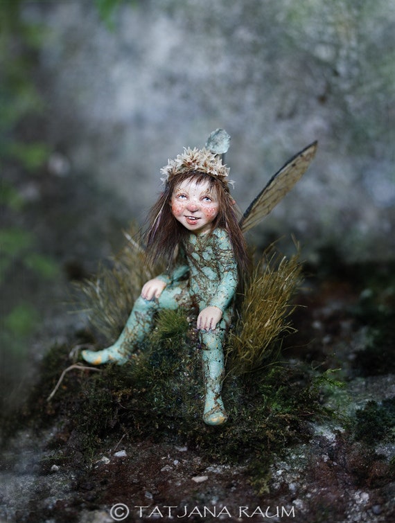 Miniature Pixie Fairy Girl Fili 1:12 Dollhouse Size by Tatjana - Etsy