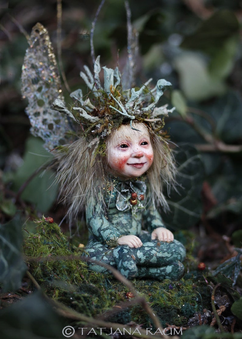 Handmade Sculpture, Miniature, Fairy, Elfe, Künstlerpuppe, Art Doll - Etsy