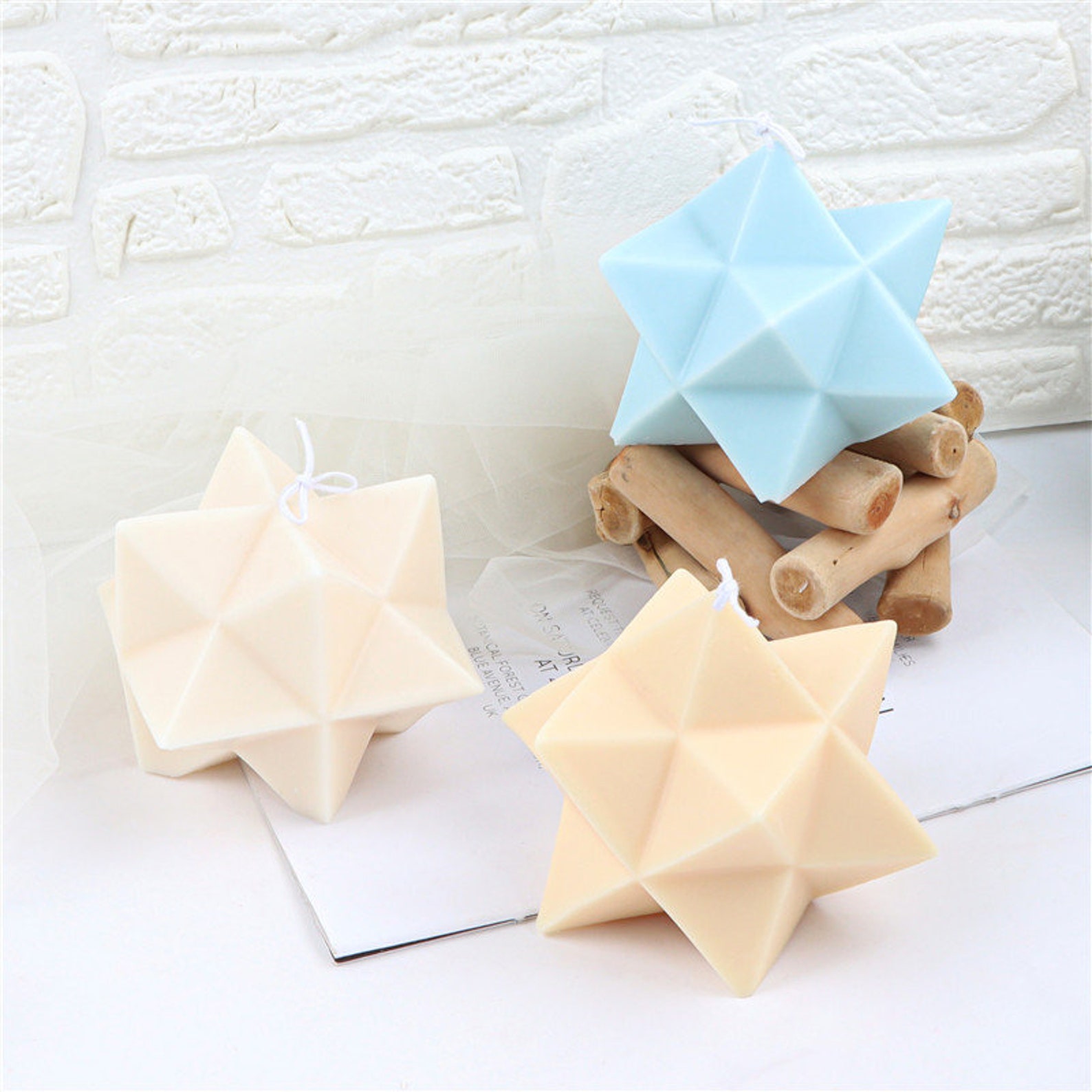 Five-pointed Star Candle -silicone Pointed Silicone Mold - Aromatherapy ...