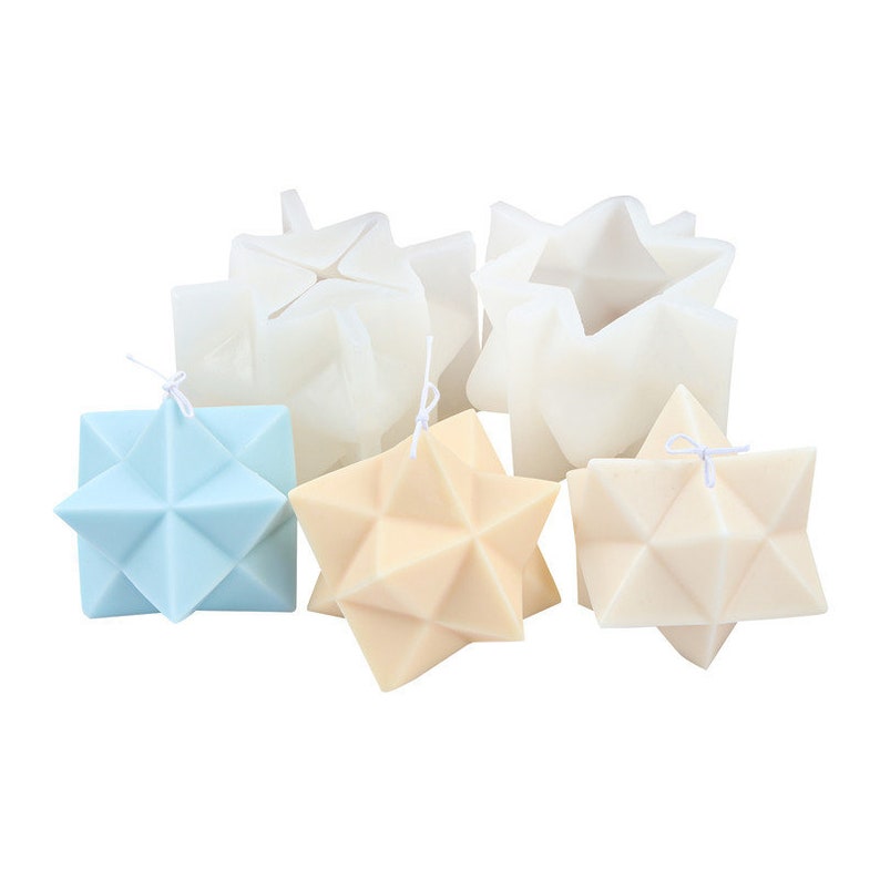 Five-pointed Star Candle -silicone Pointed Silicone Mold - Aromatherapy ...