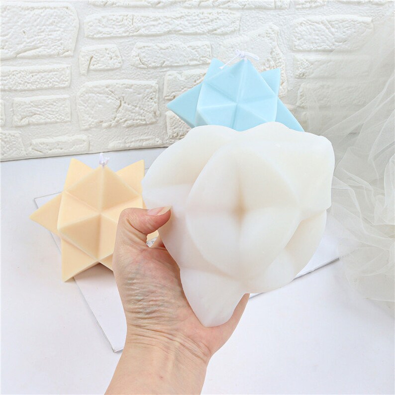 Five-pointed Star Candle -silicone Pointed Silicone Mold - Aromatherapy ...