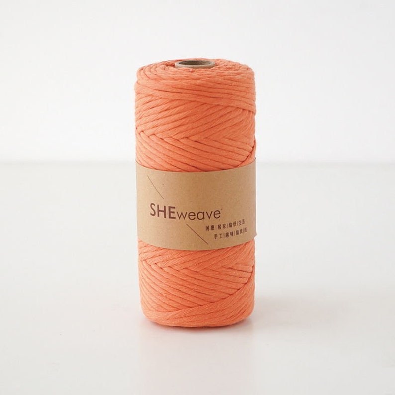 Single Twisted 3mm Cotton Rope Cord for Crafts, %100 Cotton, 109 Yard ...