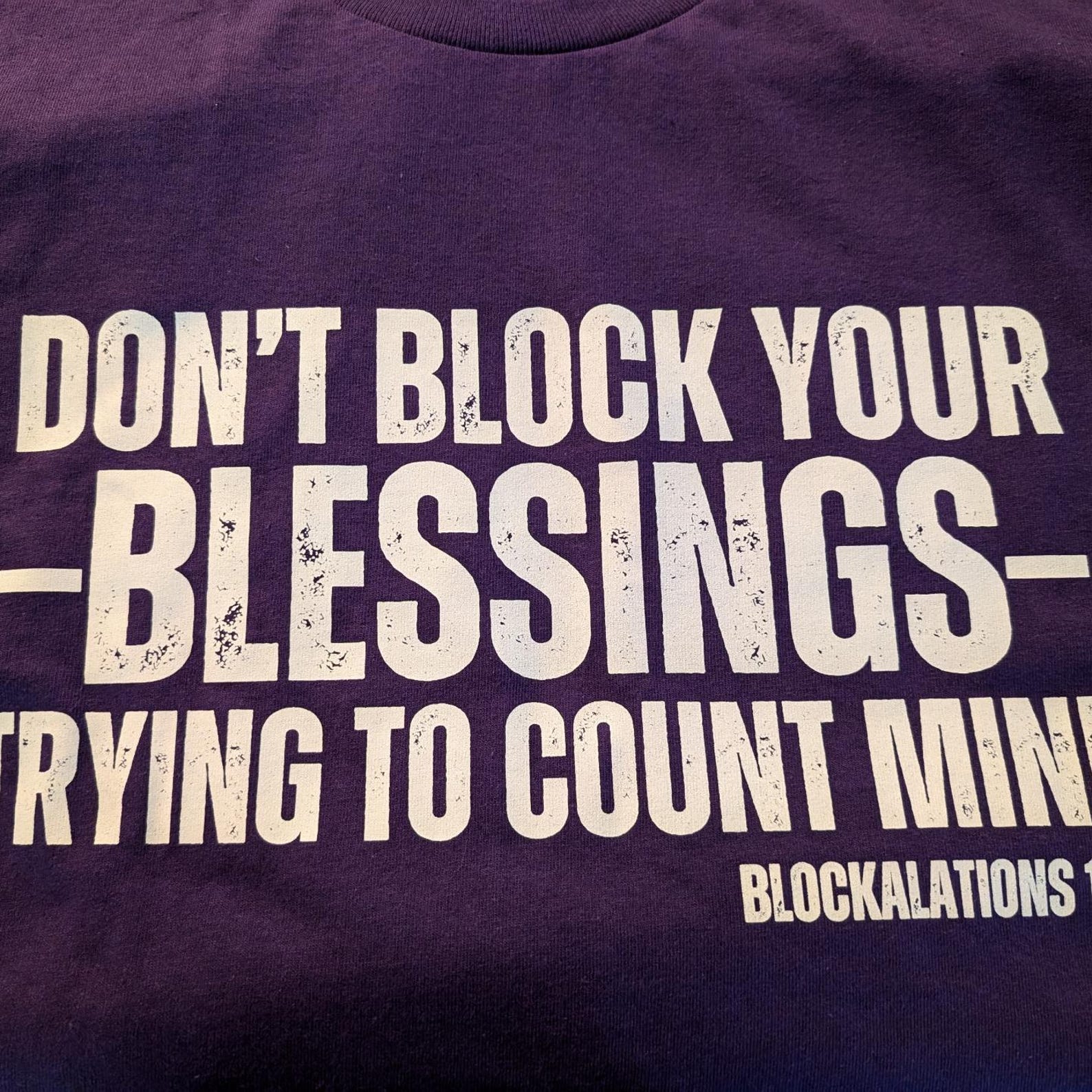 Don't Block Your Blessings - Etsy