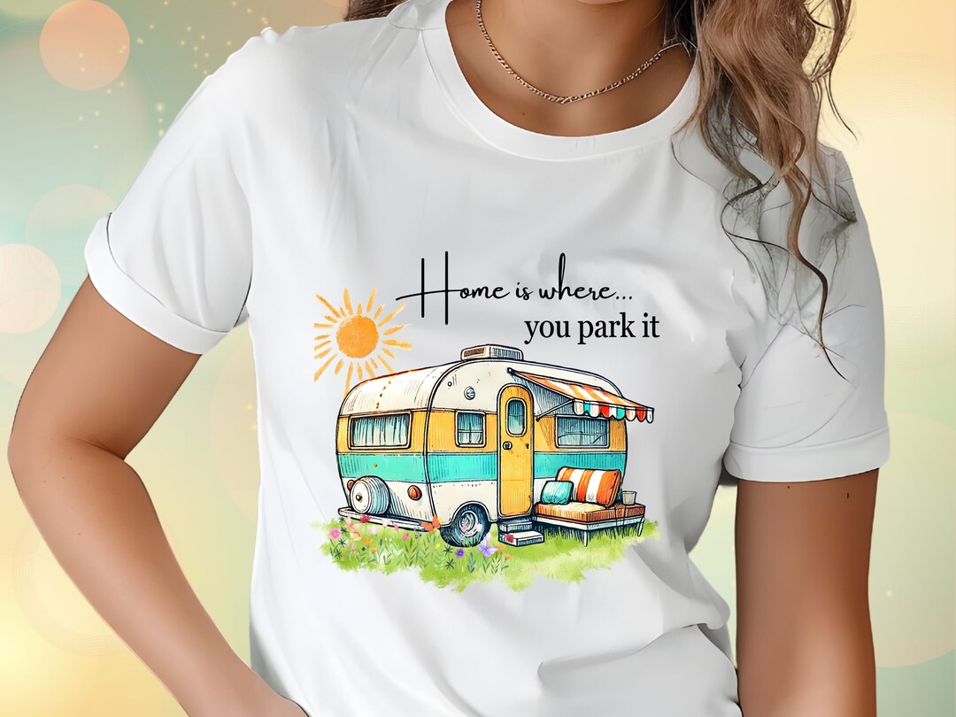 Cute Camper RV Life Shirt | Summer Camping Tee for Women | Retro Van ...