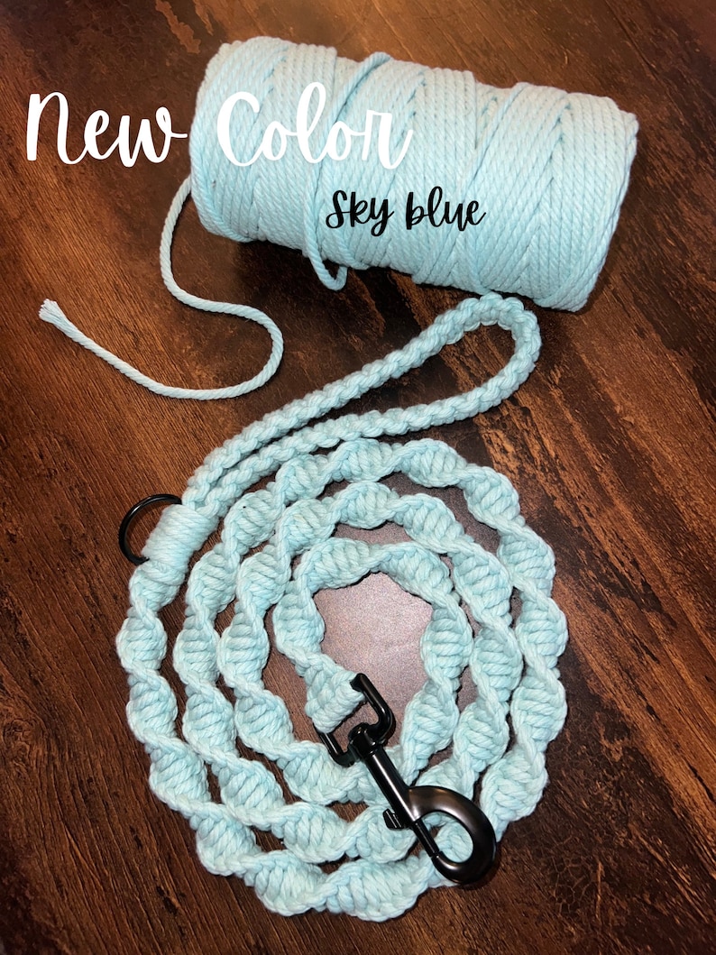 Personalized Macrame Dog Leash, Macrame Dog Leash, Macrame Dog Lead ...