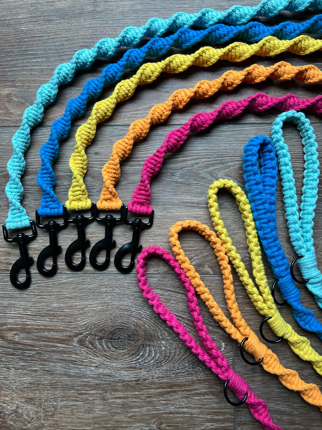 Personalized Macrame Dog Leash, Macrame Dog Leash, Macrame Dog Lead ...