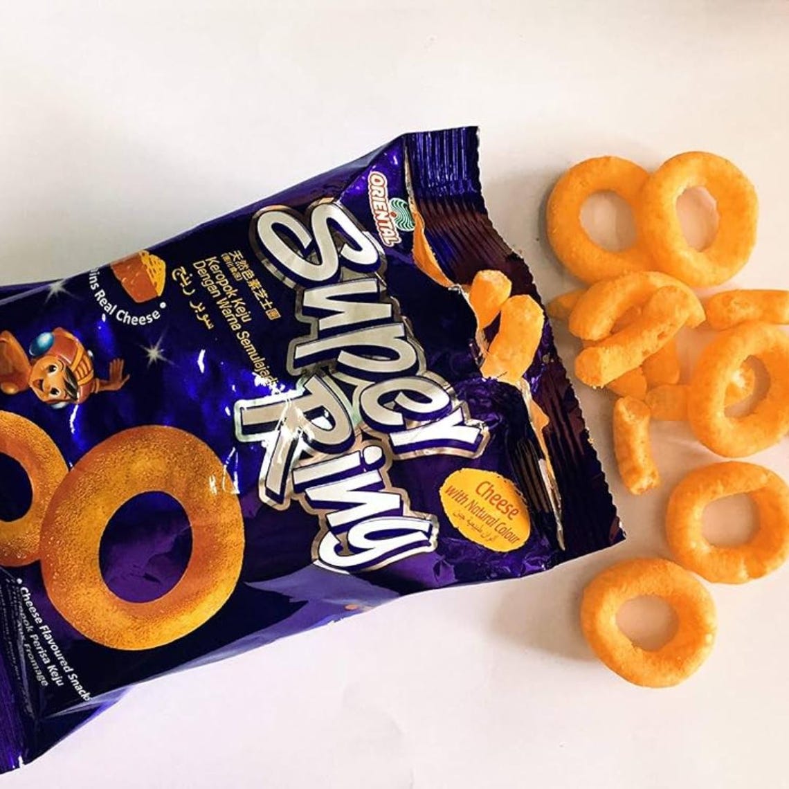 Super Ring Cheese Snack - Family Pack (60g X 5pcs) - Cheesy Crunch - Etsy