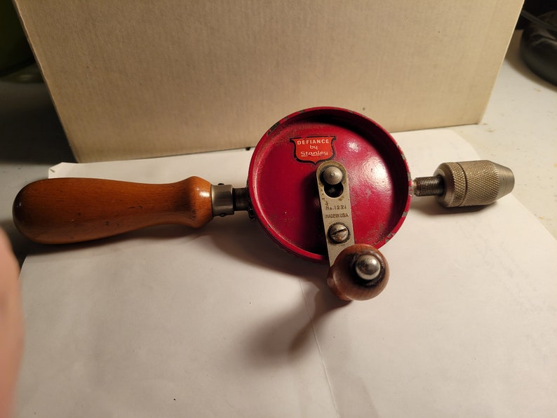 Vintage Stanley Defiance No. 1221 Hand Drill - Etsy