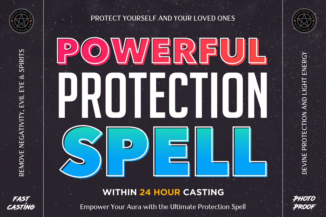 Curse Removal and Protection Spell: Cleansing, Block Negativity - Etsy UK