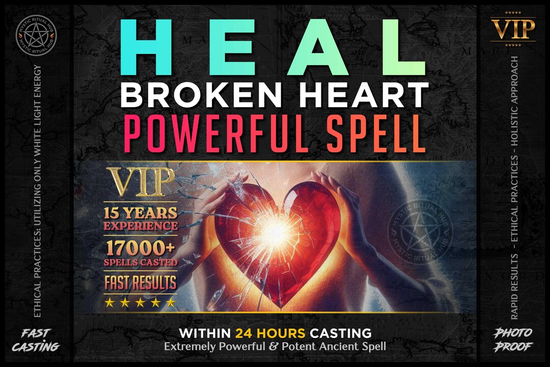 Heal Broken Heart Spell - Emotional Recovery and Renewal - Same Day ...