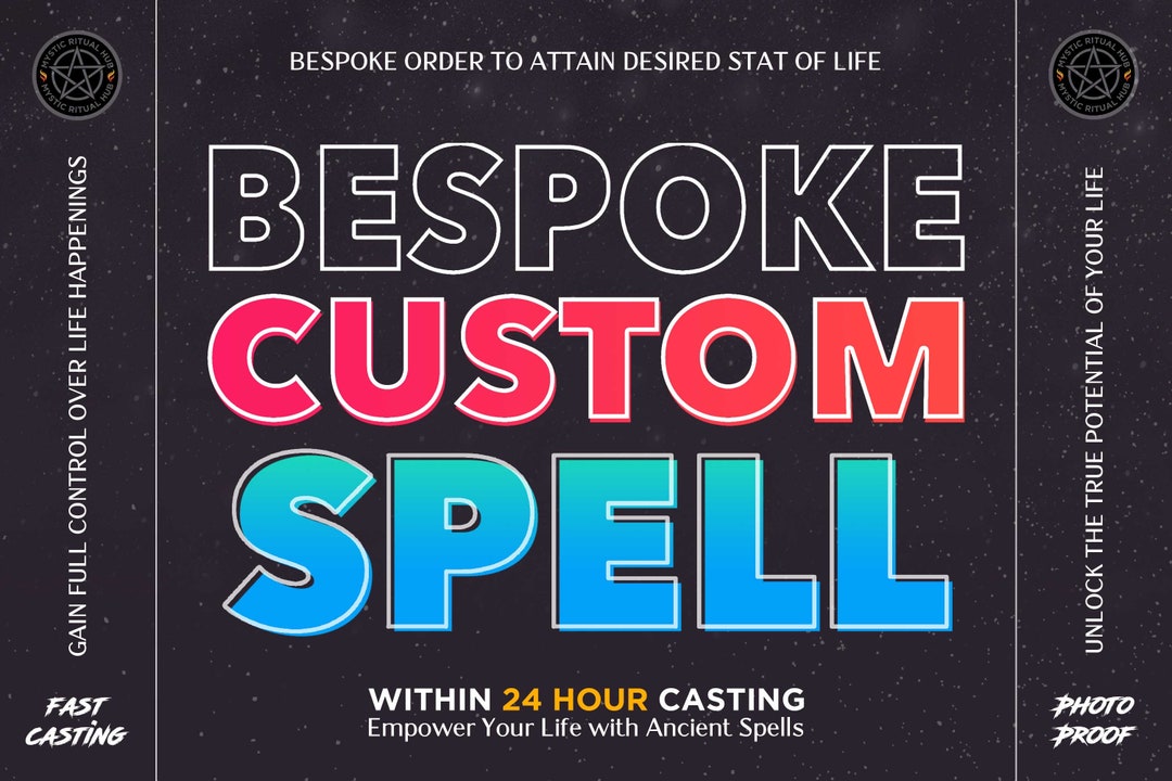 Personalized Custom Spell Casting Service – Tailored Magic for Your Needs - Etsy