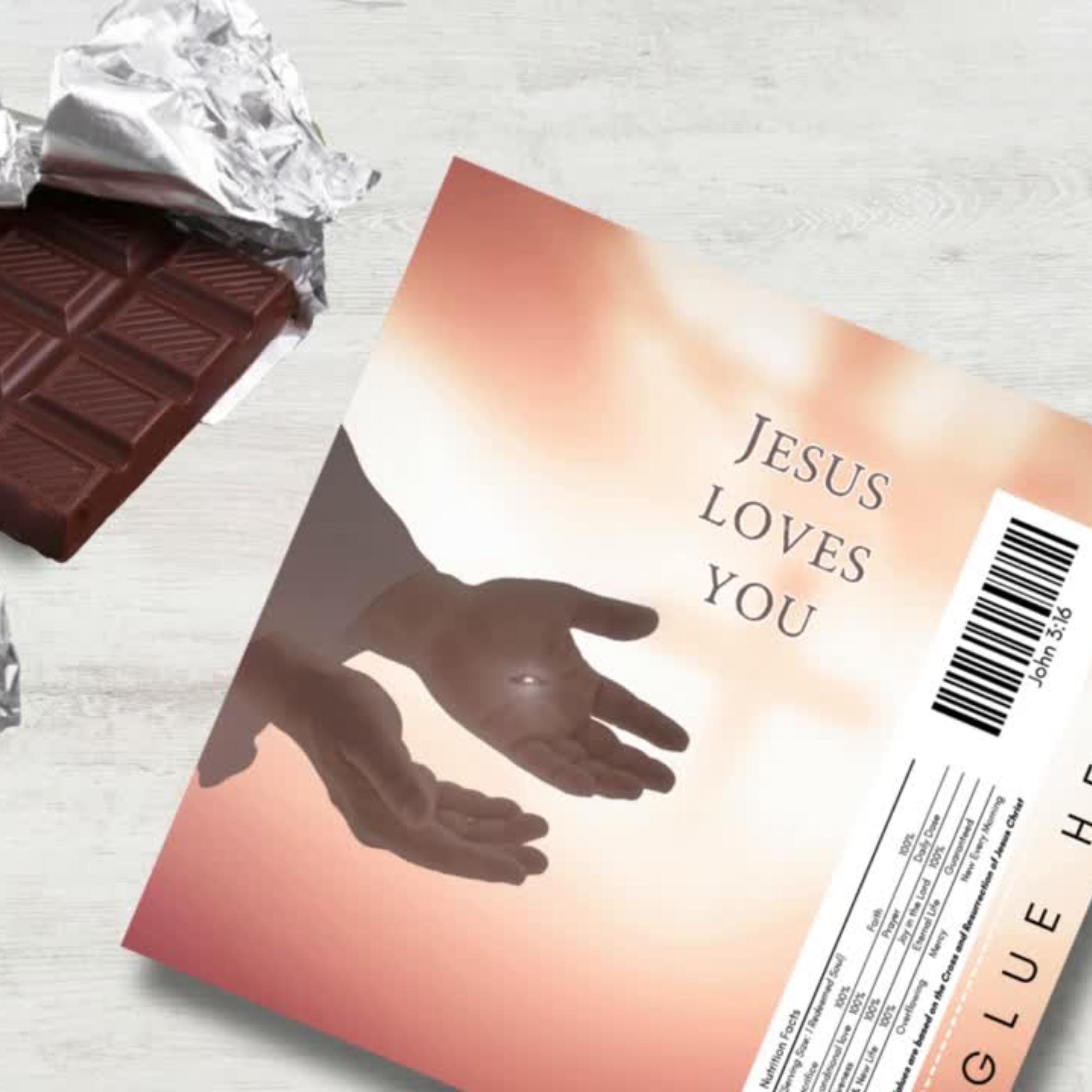 Printable Chocolate Bar Wrapper With Bible Verses | Easter Candy Bar ...