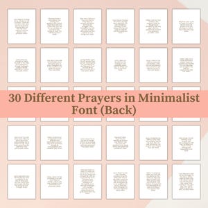 Printable Mini Prayer Cards | Bible Verses & Prayers | Scripture Based ...