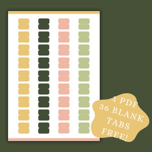 Printable Spring Bible Tabs | Bible Journaling | 66 Books of the Bible ...