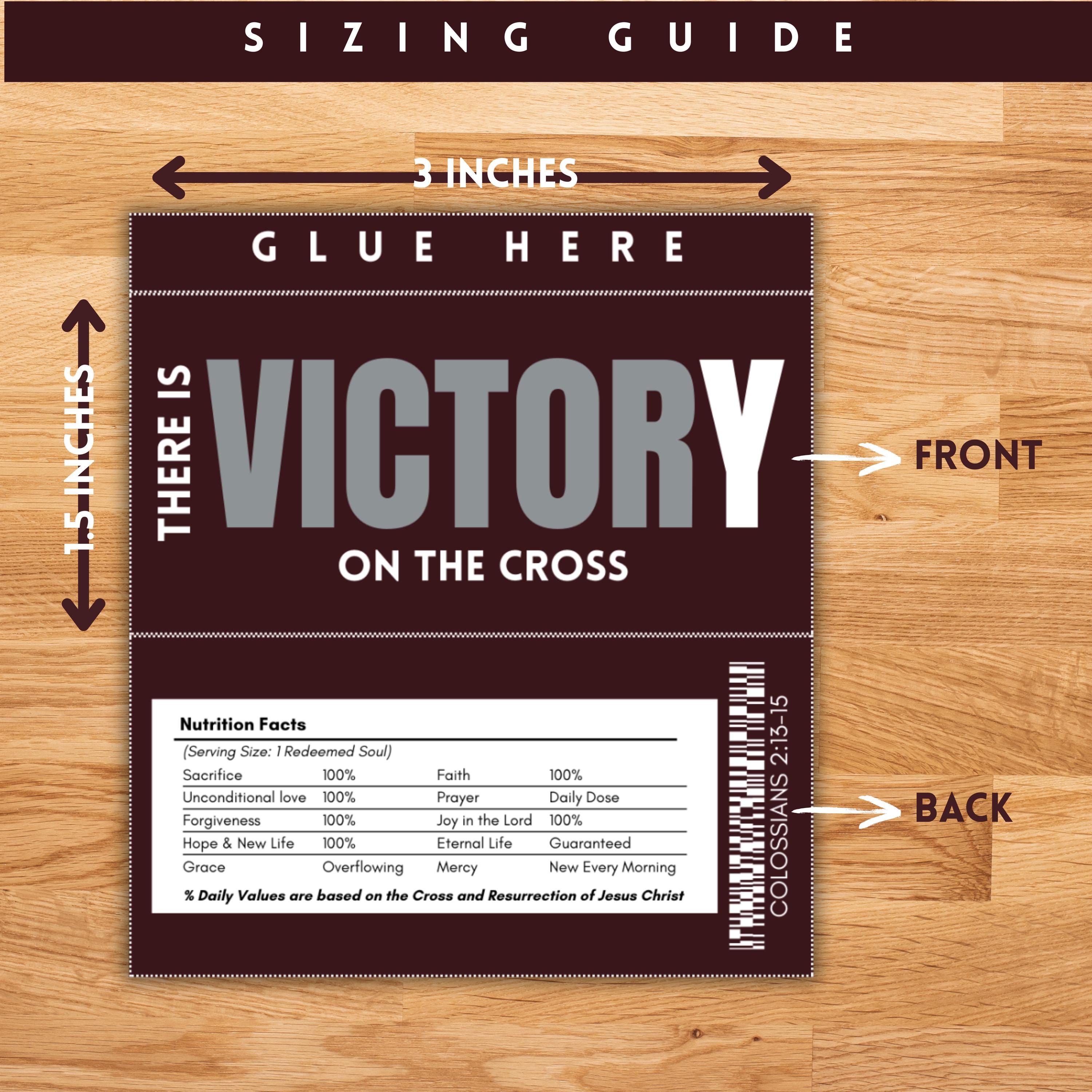 Printable Mini Chocolate Bar Wrapper With Bible Verses | Scripture ...