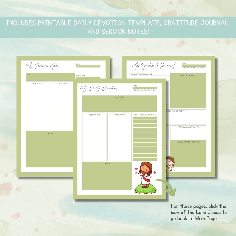 Interactive Bible Study Bundle: Digital Reading Tracker & Printable PDF ...
