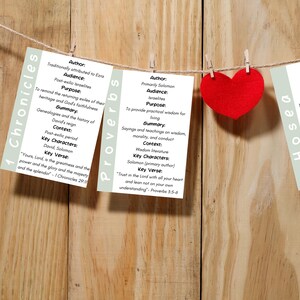 Books of the Bible Flash Cards | Scripture Memorization | Christian ...