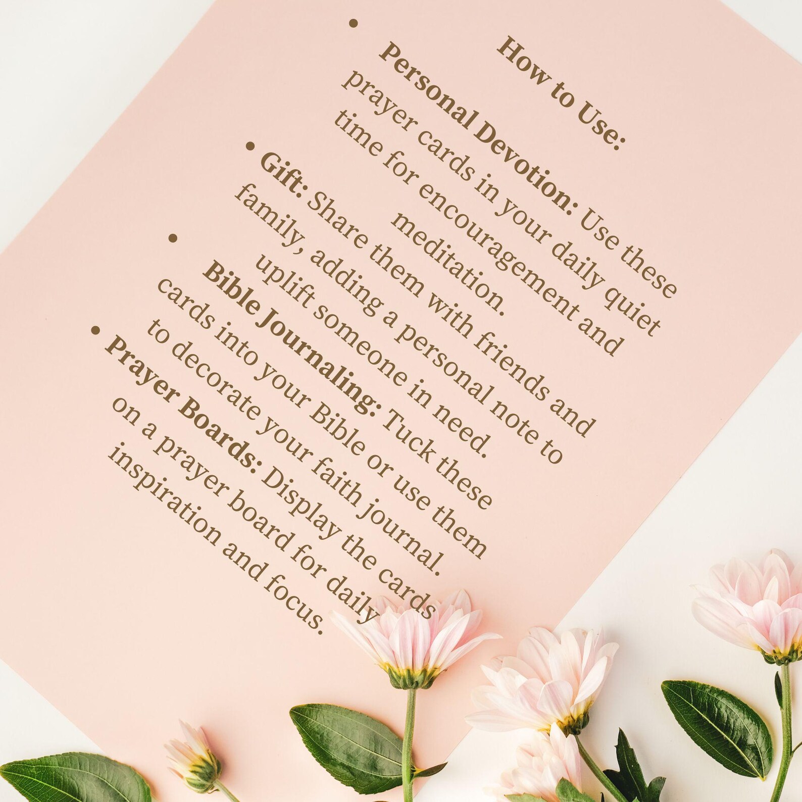 Printable Mini Prayer Cards | Bible Verses & Prayers | Scripture Based ...