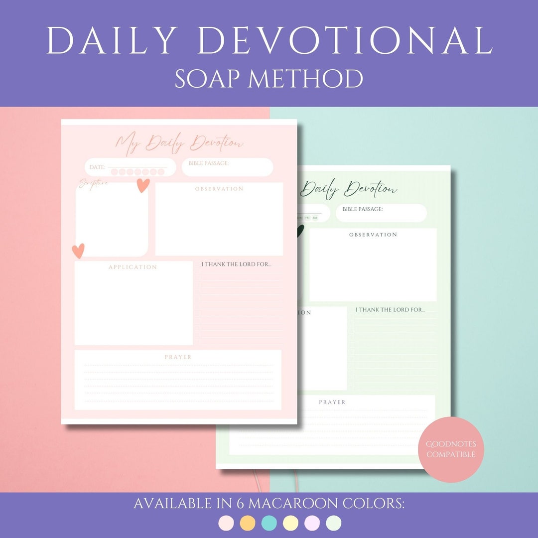 Christian Digital Journal Kit | Bible Study Tools | Goodnote Template ...
