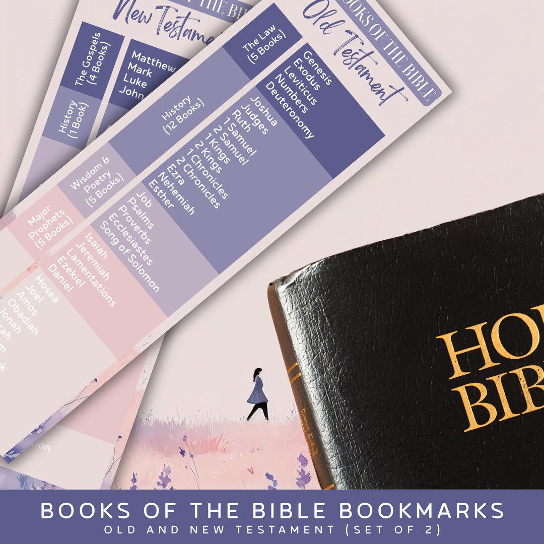 Watercolor Bible Bookmarks | Old & New Testament (digital Download) - Etsy
