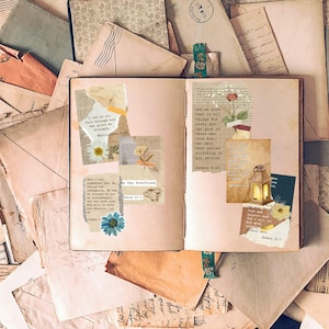 Vintage Scripture Scraps | Junk Journal | Bible Journaling | Faith ...