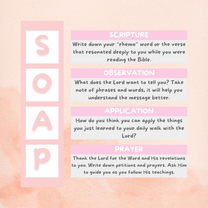 Cute Kawaii Devotion Kit Soft Colors Bible Study Essentials Download ...