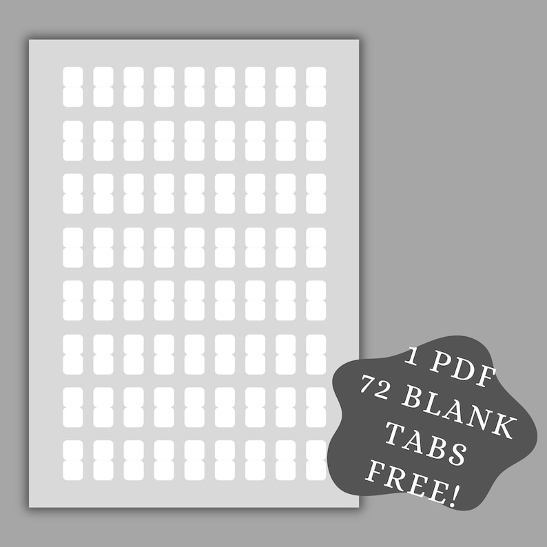 Printable Mini Bible Tabs (abbreviation) in Black Font | Bible ...