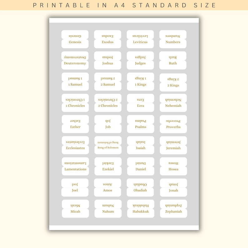 Printable Minimalist Bible Tabs | Bible Journaling | 66 Books of the ...