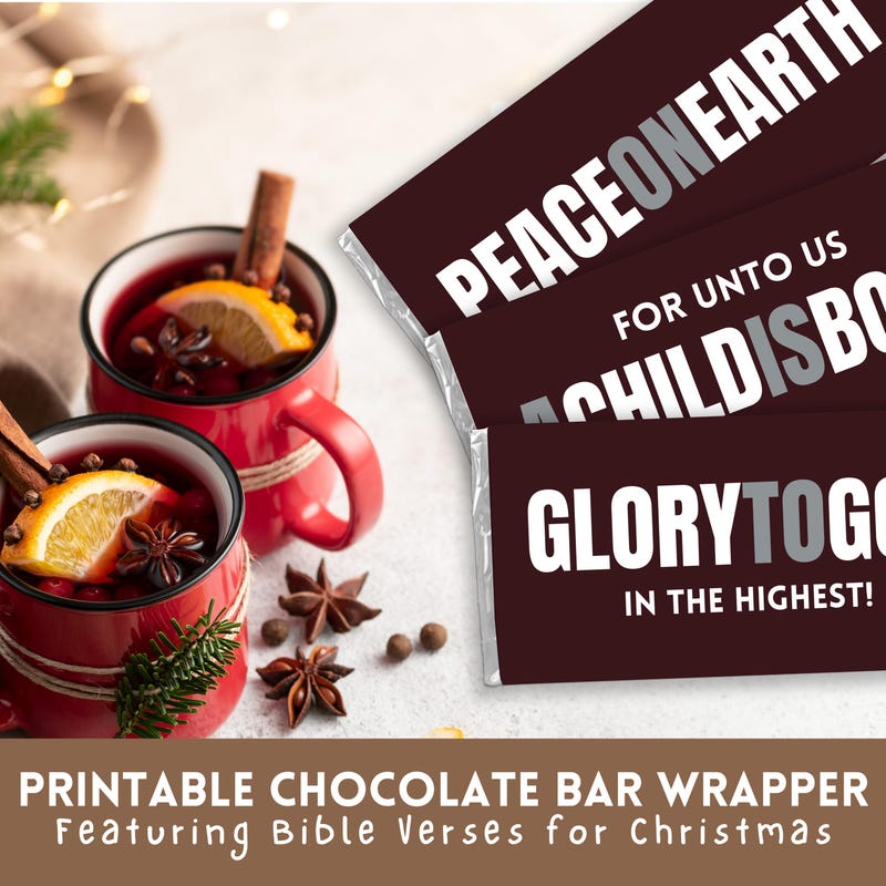 Nativity Candy Wrapper - Etsy