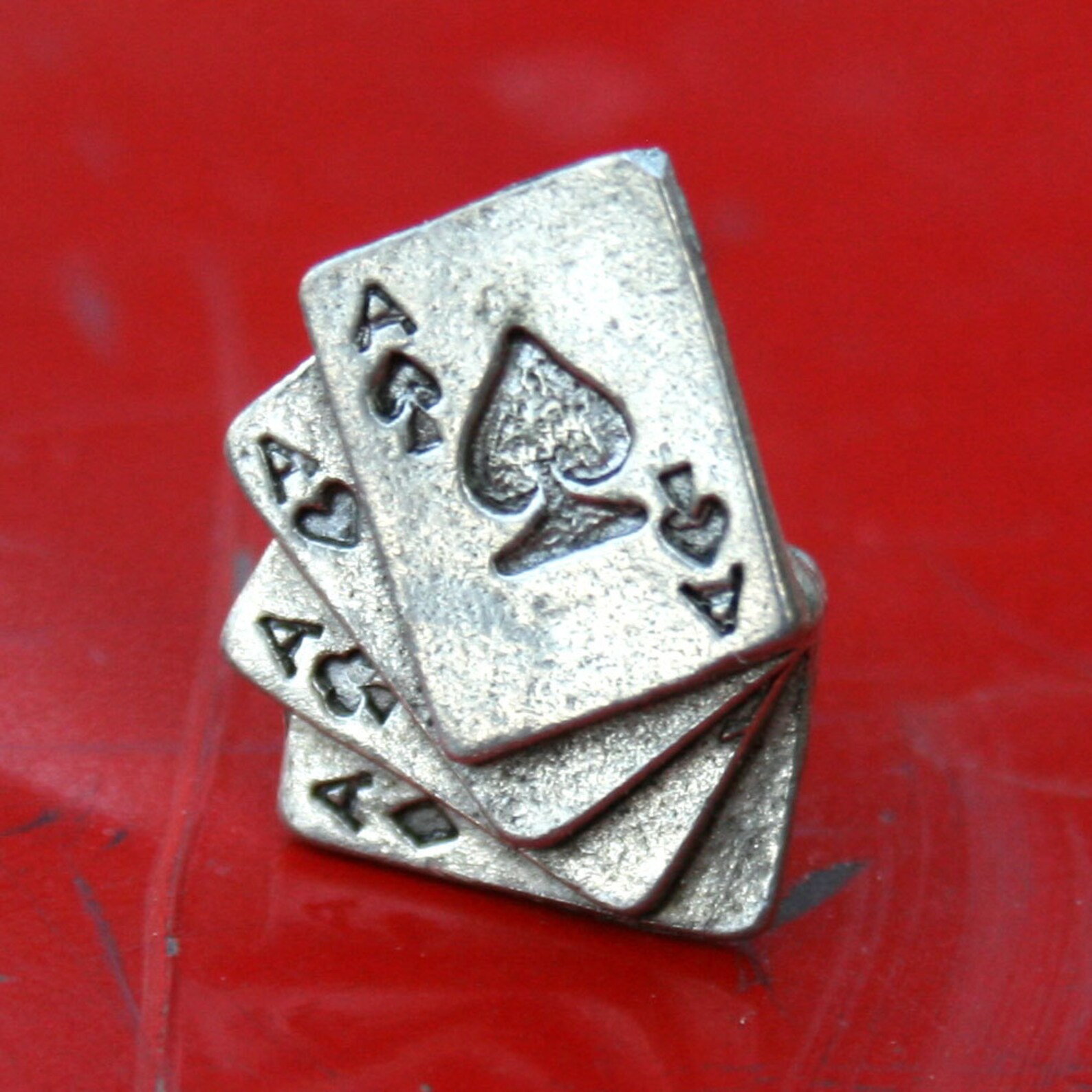 Tie Tack Playing Cards Aces - Etsy