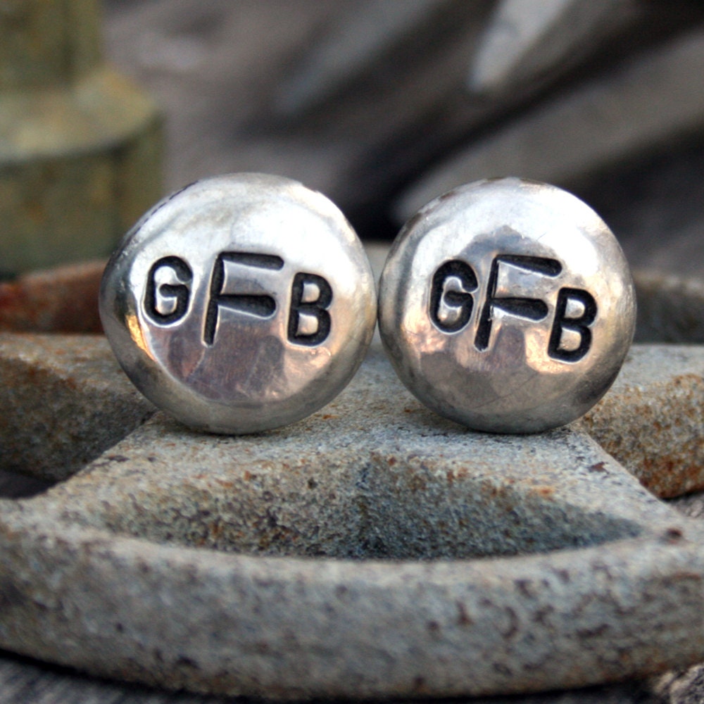 Custom Cuff Links Personalized Cufflinks Monogram