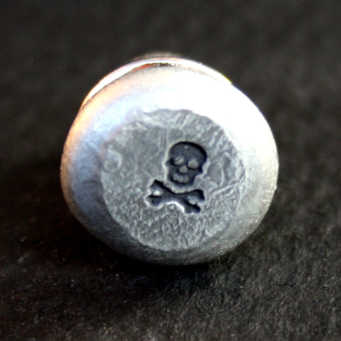 Tie Tack Lapel Pin Skull and Crossbones | Etsy