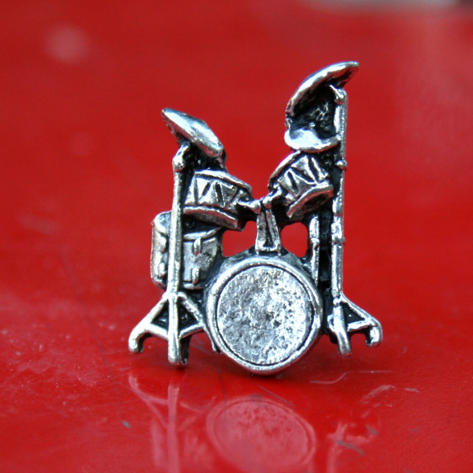 Drum Set Tie Tack Lapel Pin - Etsy
