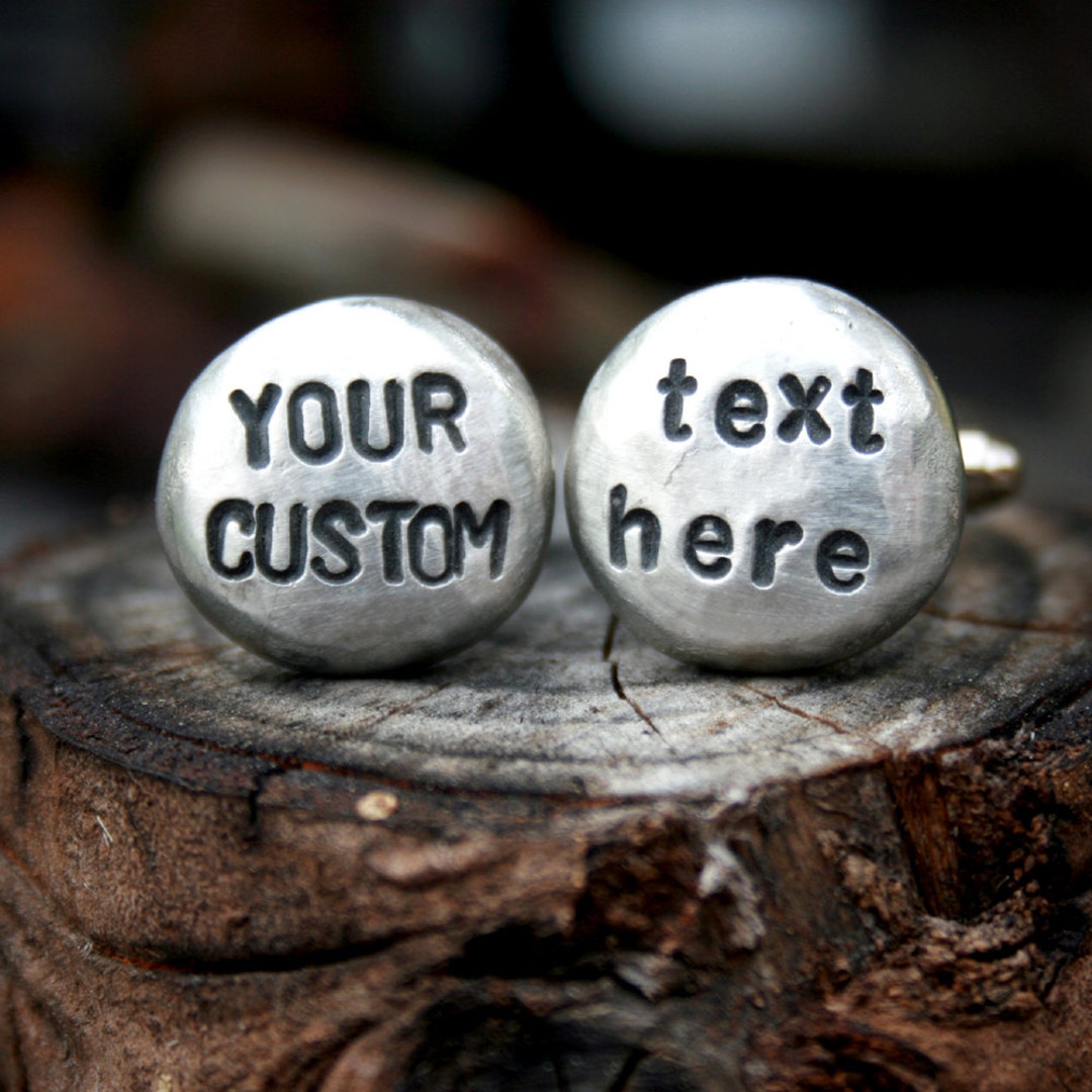 Personalized Cufflinks Custom Cuff Links - Etsy