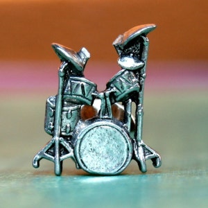 Drum Set Tie Tack Lapel Pin - Etsy