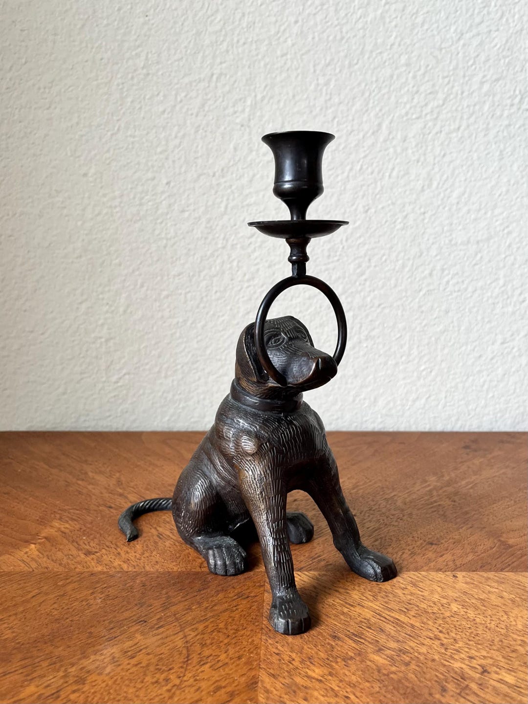 Brass Labrador Retriever Dog Candle Holder - Etsy