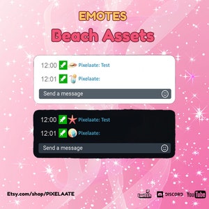 Beach Assets Sub Badges Twitch Twitch Sub Emotes Twitch Bit Badges Sub ...