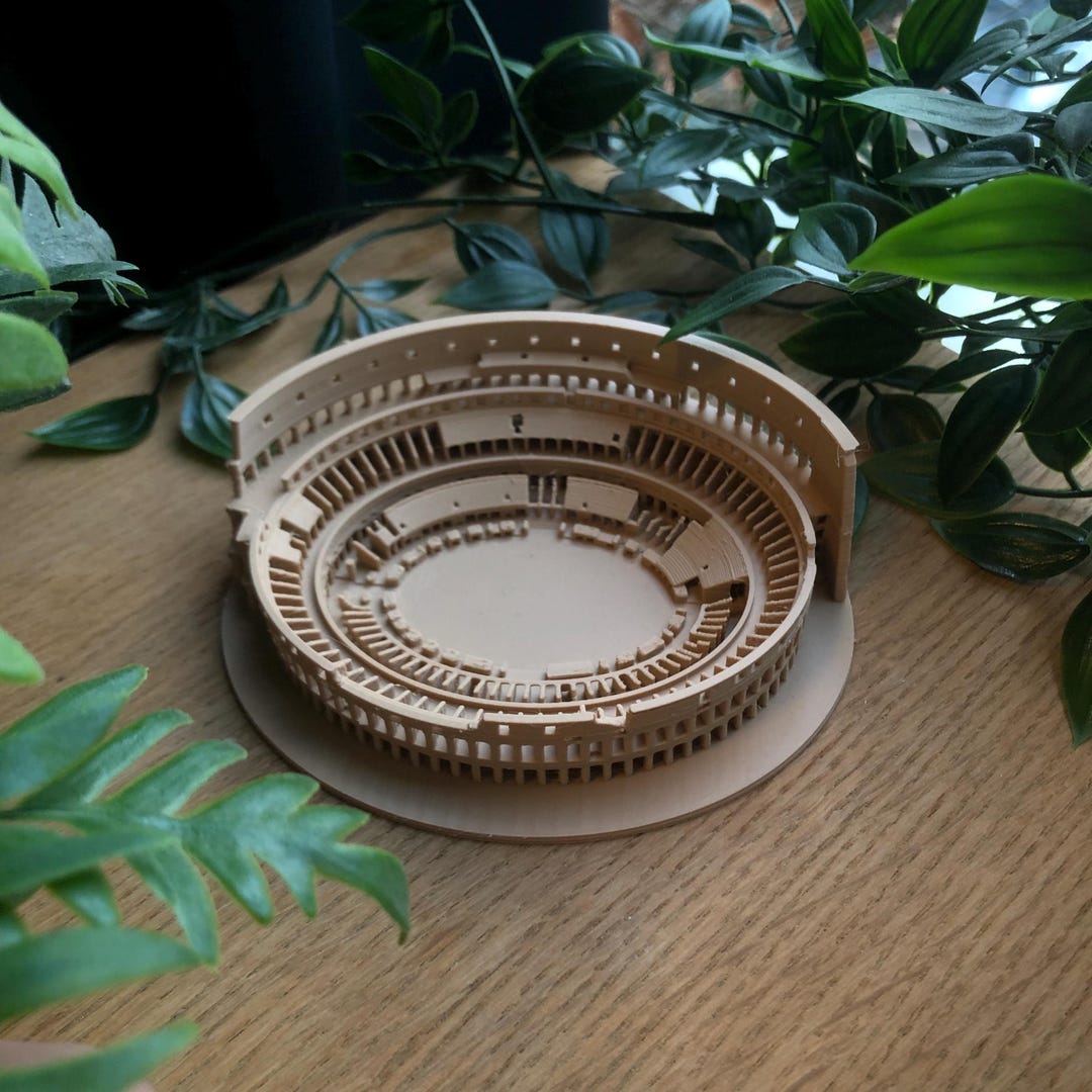 3d-printed Colosseum Replica | Iconic Roman Amphitheater Miniature ...