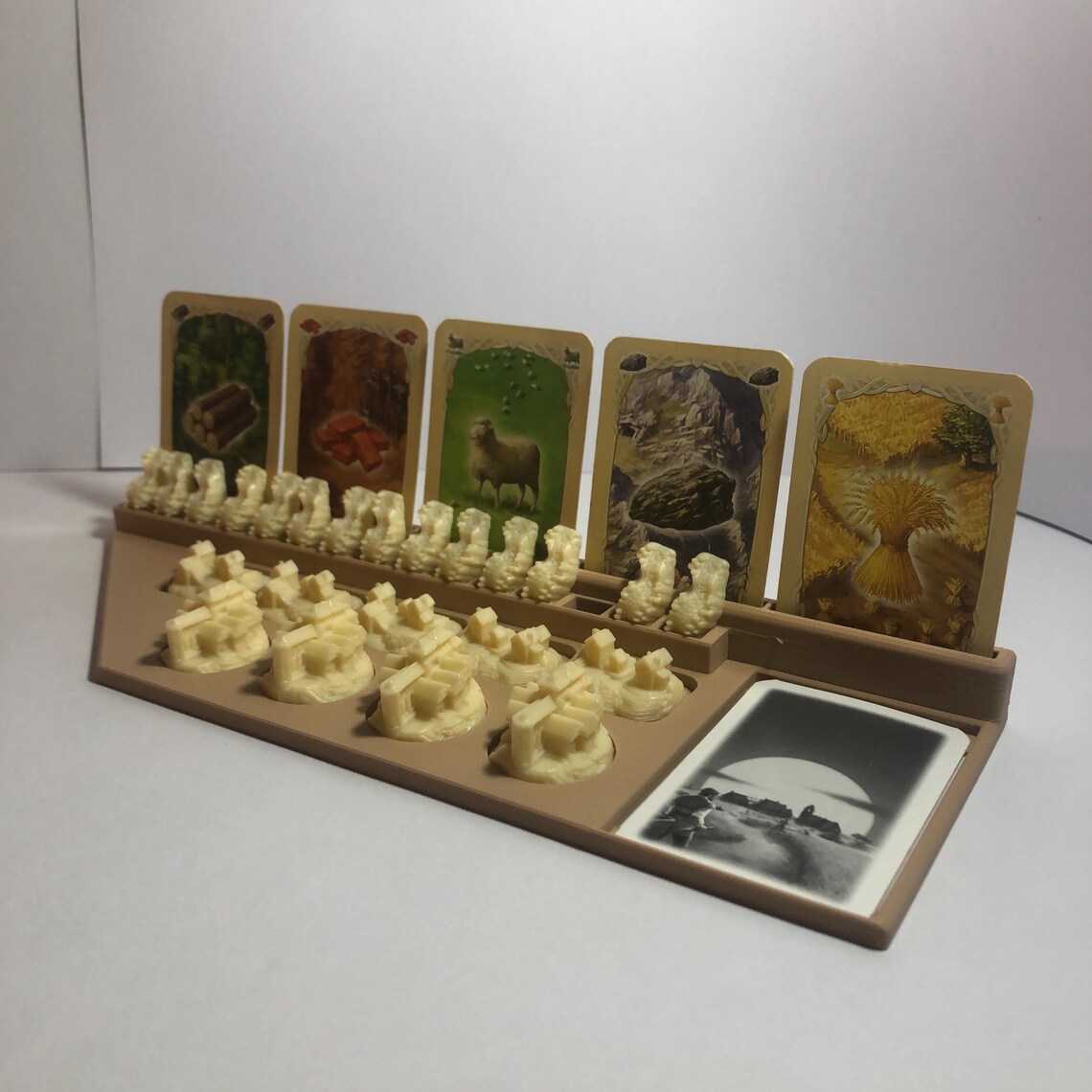 Catan In-game Organizer - Catan Card, City, Village Holder - Easy Catan ...