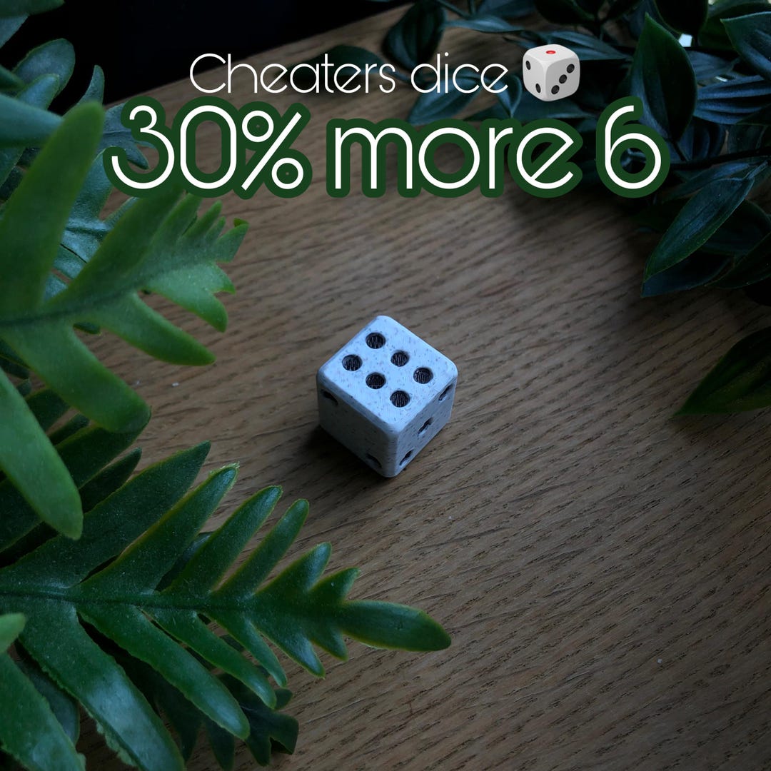Loaded Cheater Dice for Pranks 30% More 6 - Prank Dice - Fake Dice ...