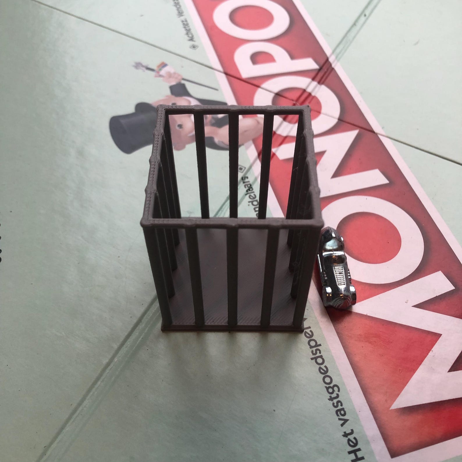 Monopoly Jail Upgrade 3D Printed Monopoly Prison - Cell for Monopoly ...