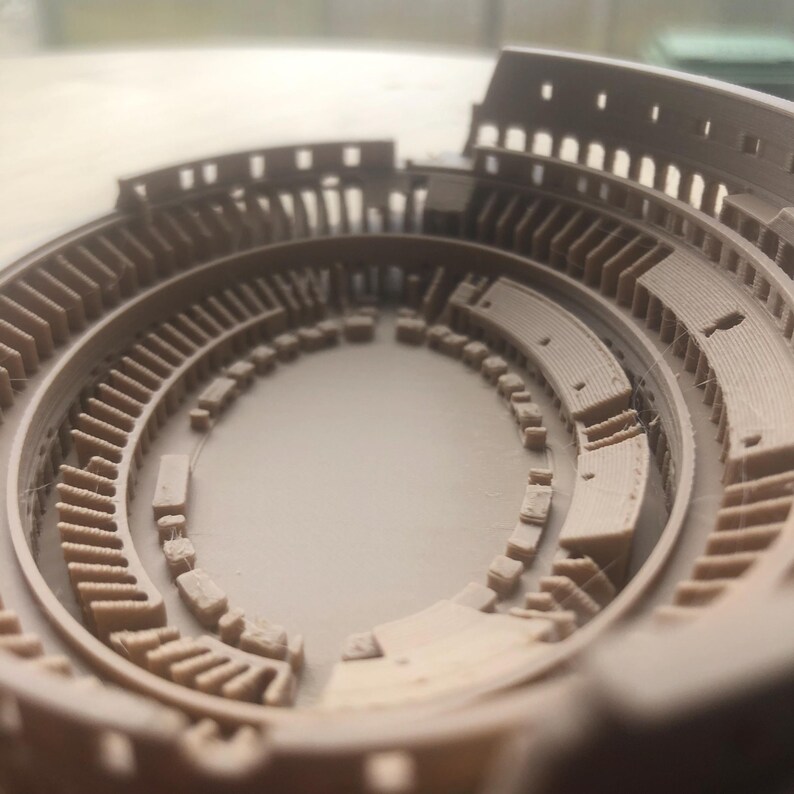 3d-printed Colosseum Replica | Iconic Roman Amphitheater Miniature ...