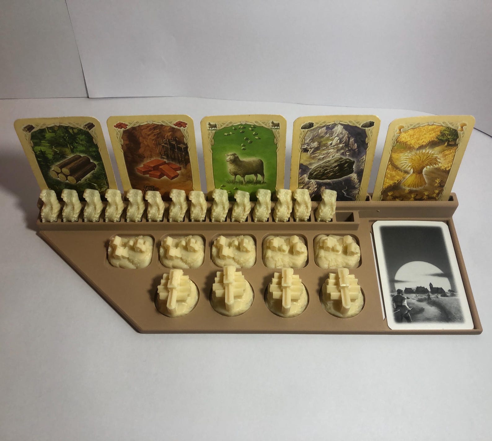 Catan In-game Organizer - Catan Card, City, Village Holder - Easy Catan ...