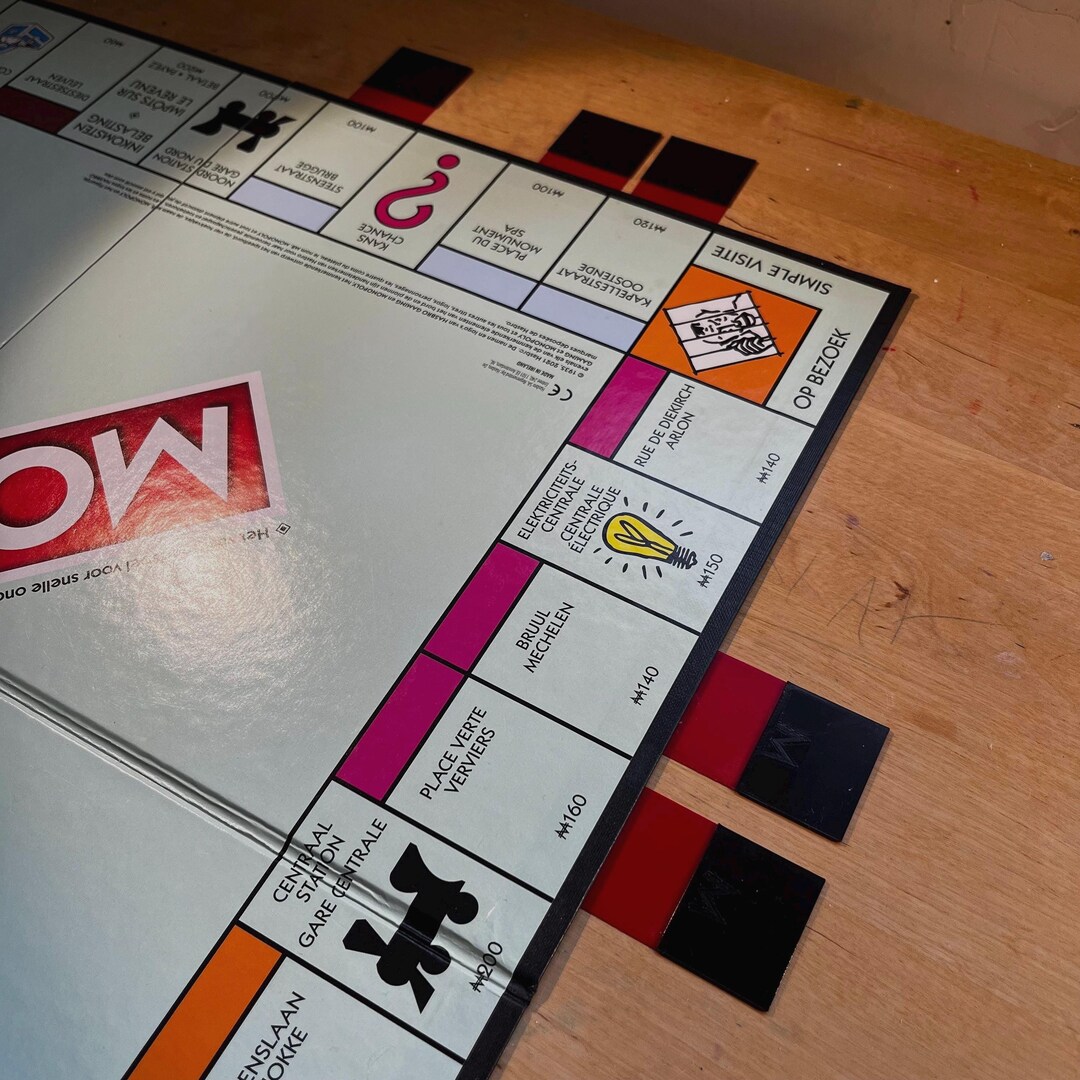 28 Monopoly Property Marker Cards - Monopoly Organizing Upgrade - Board ...