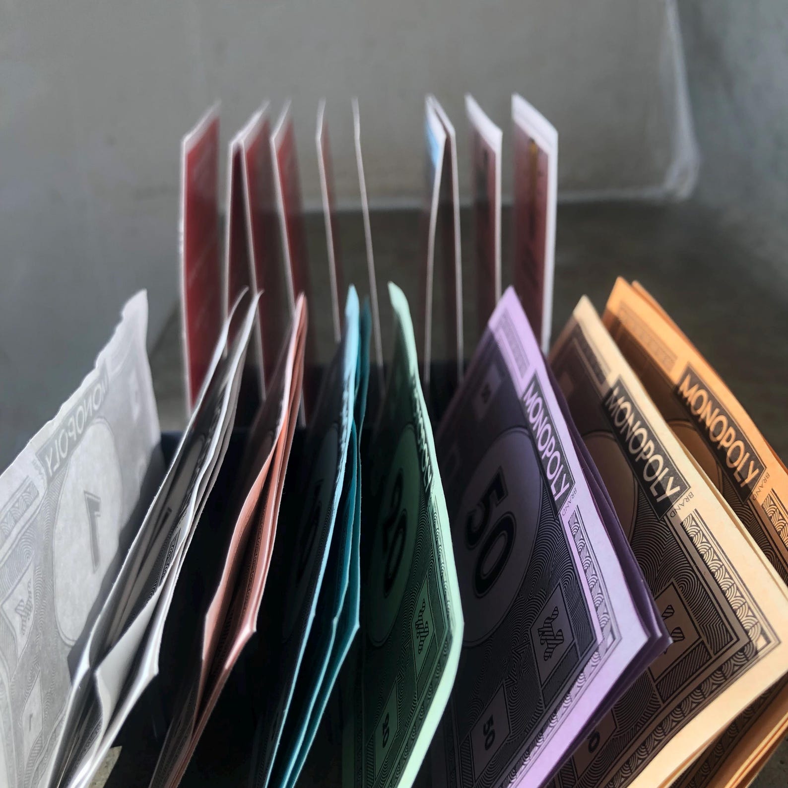 Monopoly In-game Organizer - Monopoly Card and Cash Holder - Easy ...