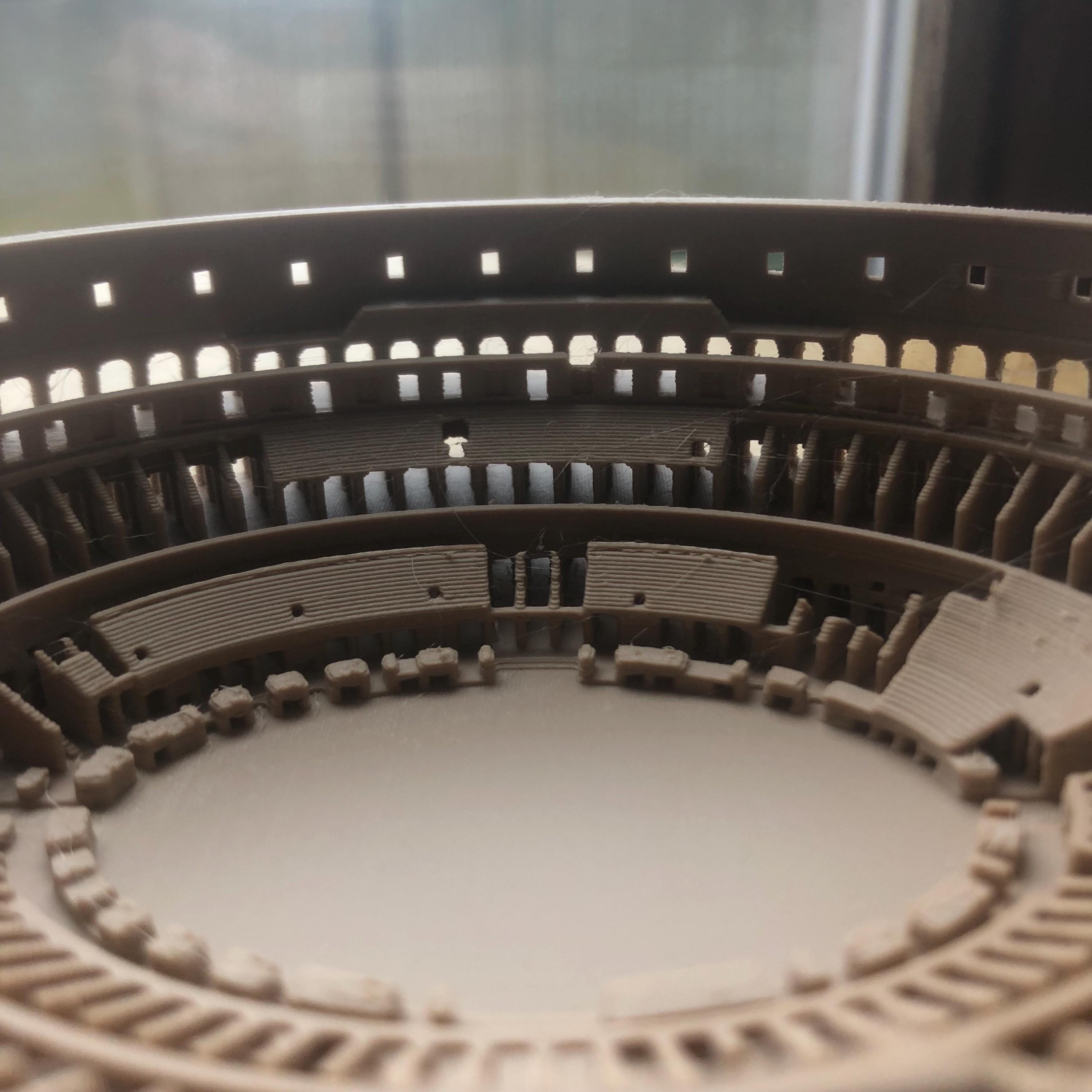 3d-printed Colosseum Replica | Iconic Roman Amphitheater Miniature ...